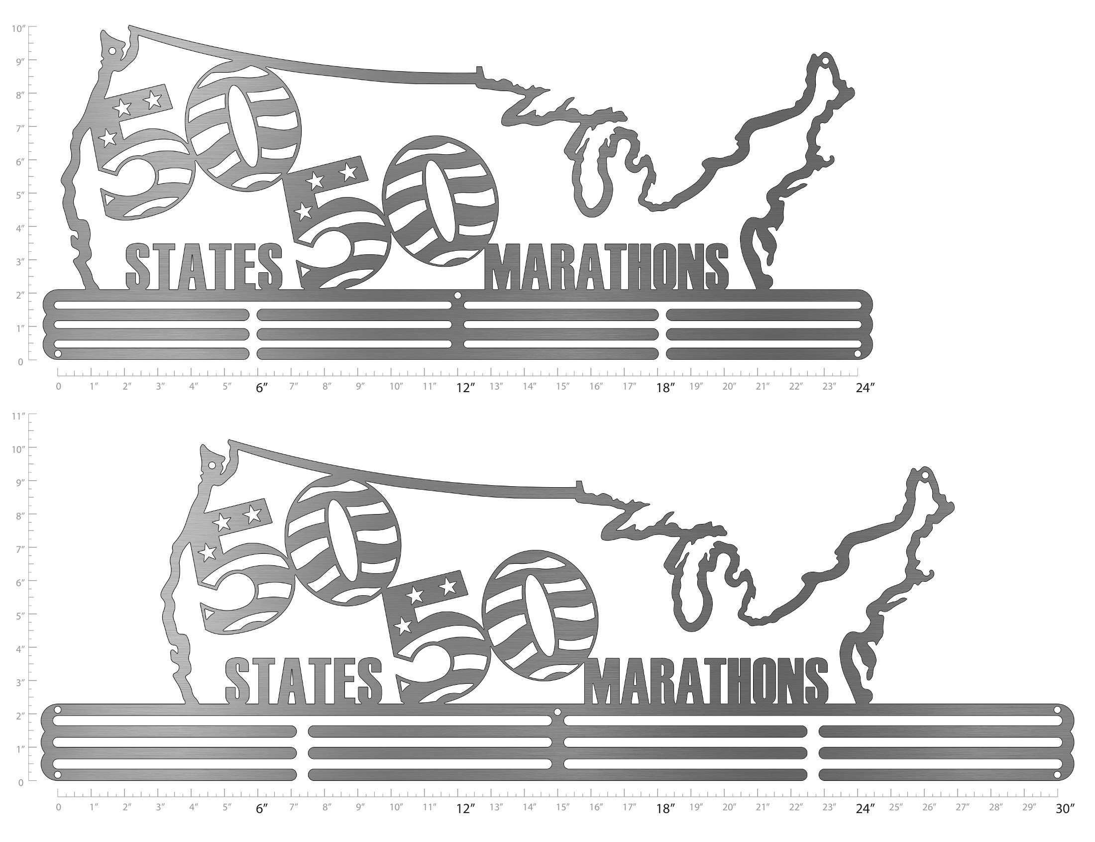 50 States 50 Marathons | Sport & Running Medal Displays | The Original ...