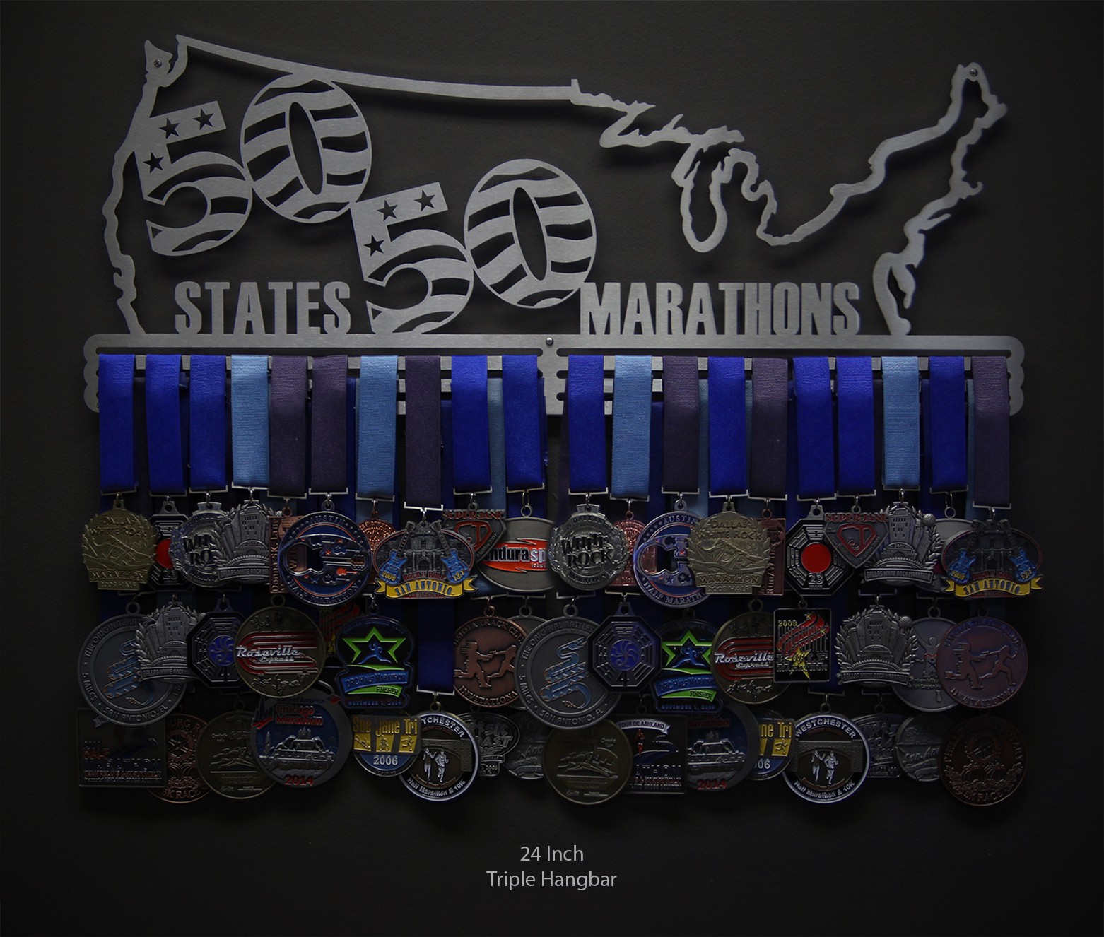 50 States 50 Marathons | Sport & Running Medal Displays | The Original ...