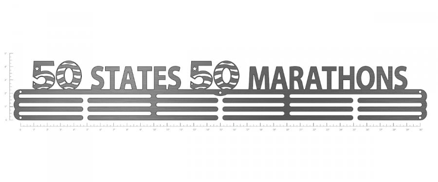 50 states 50 marathons 30 x 3 | Sport & Running Medal Displays | The ...