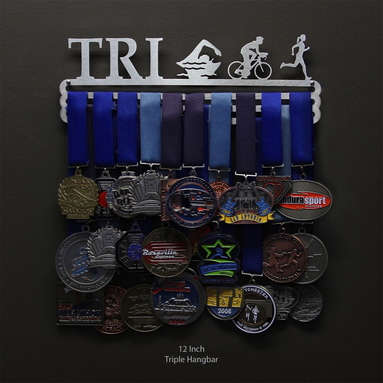 Triathlon Figures - Female | Sport & Running Medal Displays | The ...